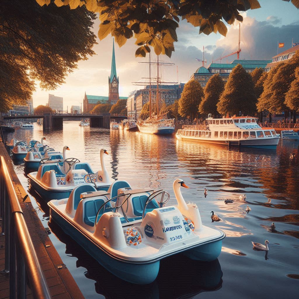 Tretboot Hamburg ⇒ Die schönsten Wasserwege & Erlebnisse